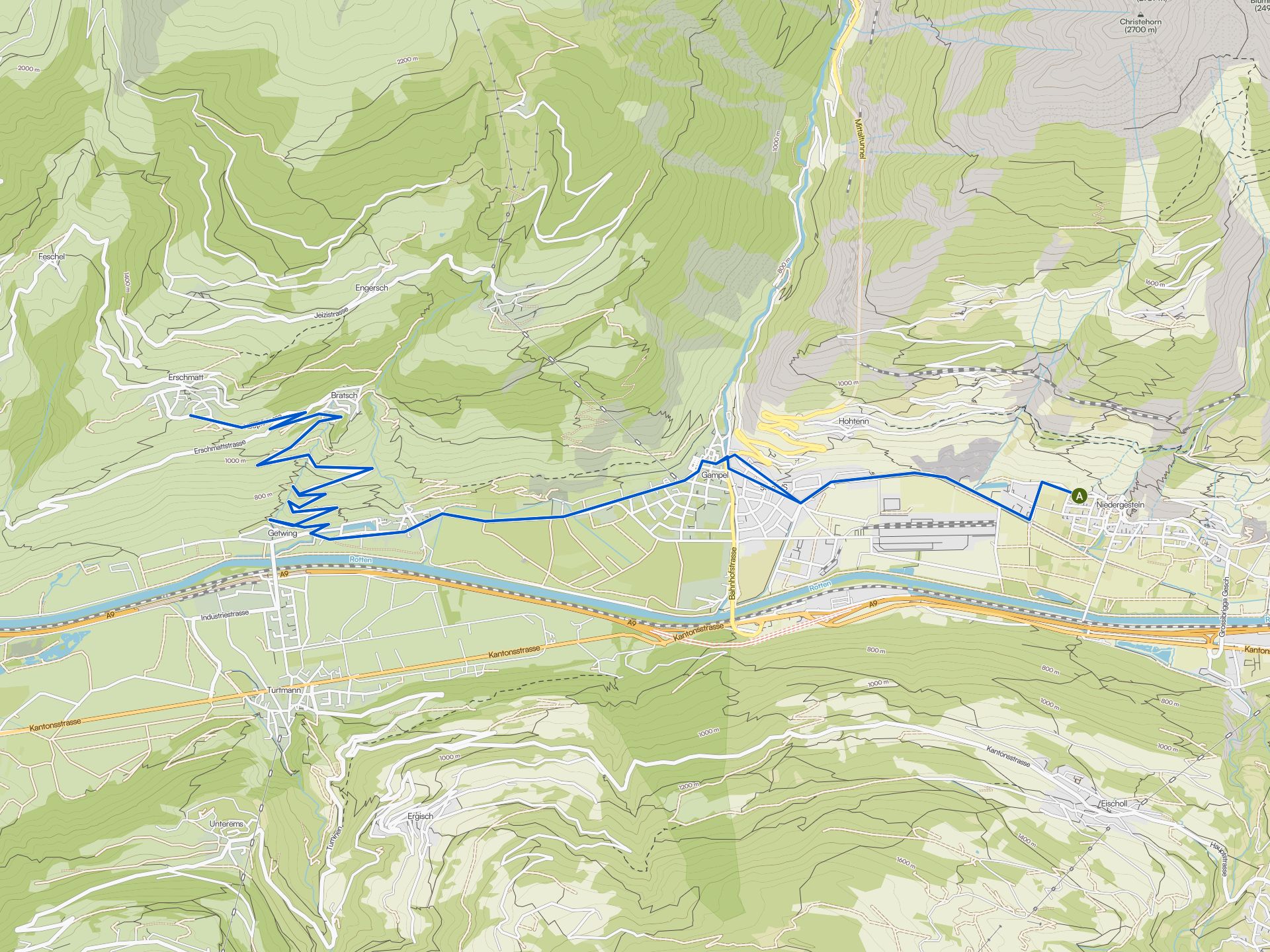 The best traffic-free bike rides in Westlich Raron | Komoot